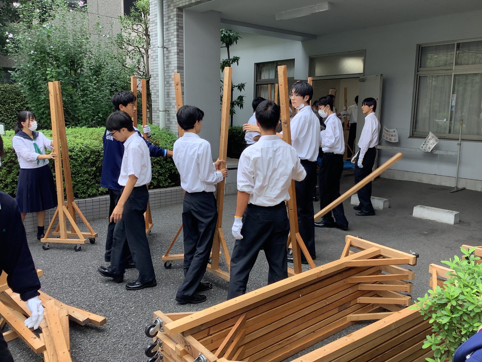 9月28日(木)準備日①-二松学舎祭- – 二松学舎大学附属高等学校 公式ブログ「学舎の窓」